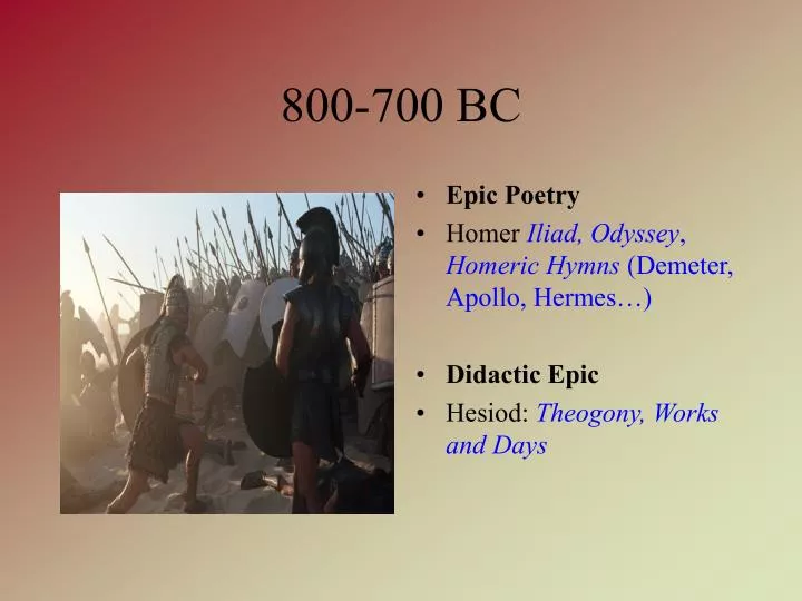 PPT - 800-700 BC PowerPoint Presentation, free download - ID:944944
