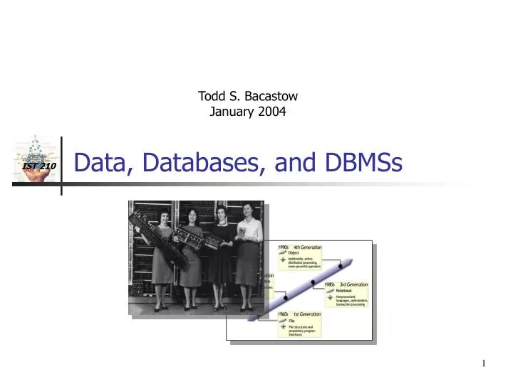 PPT - Data, Databases, and DBMSs PowerPoint Presentation, free download ...
