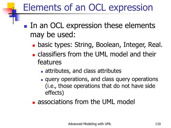 PPT - Advanced Modeling with UML PowerPoint Presentation - ID:946017