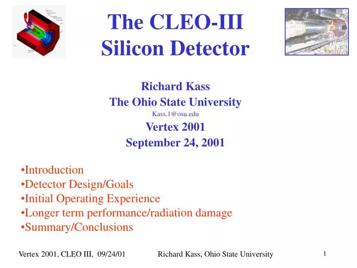 PPT - The CLEO-III Silicon Detector PowerPoint Presentation, free ...