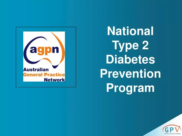 PPT - National Type 2 Diabetes Prevention Program PowerPoint ...