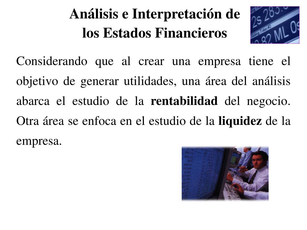 Ppt Análisis E Interpretación De Estados Financieros Powerpoint