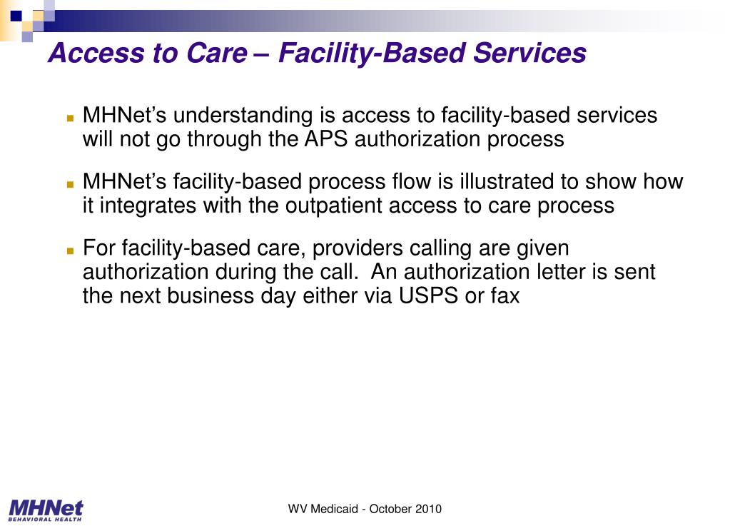 PPT - West Virginia Medicaid & MHNet PowerPoint Presentation, free ...