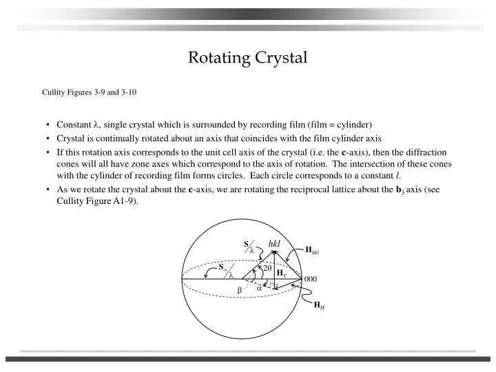 PPT - Rotating Crystal PowerPoint Presentation, free download - ID:949524