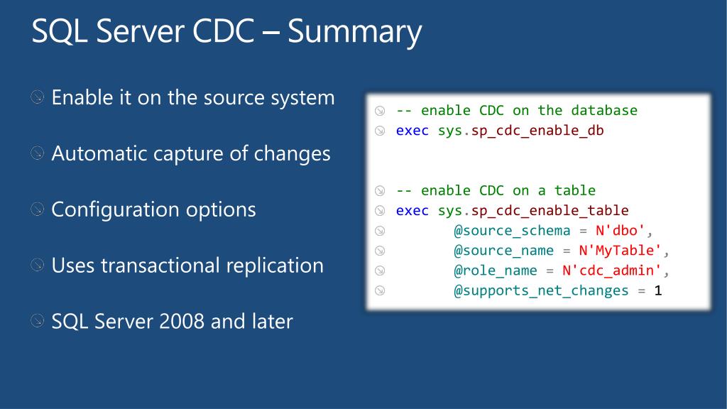 PPT - Incremental ETL Using CDC for SQL and Oracle with SQL Server ... PPT - Incremental ETL Using CDC for SQL and Oracle with SQL Server ...