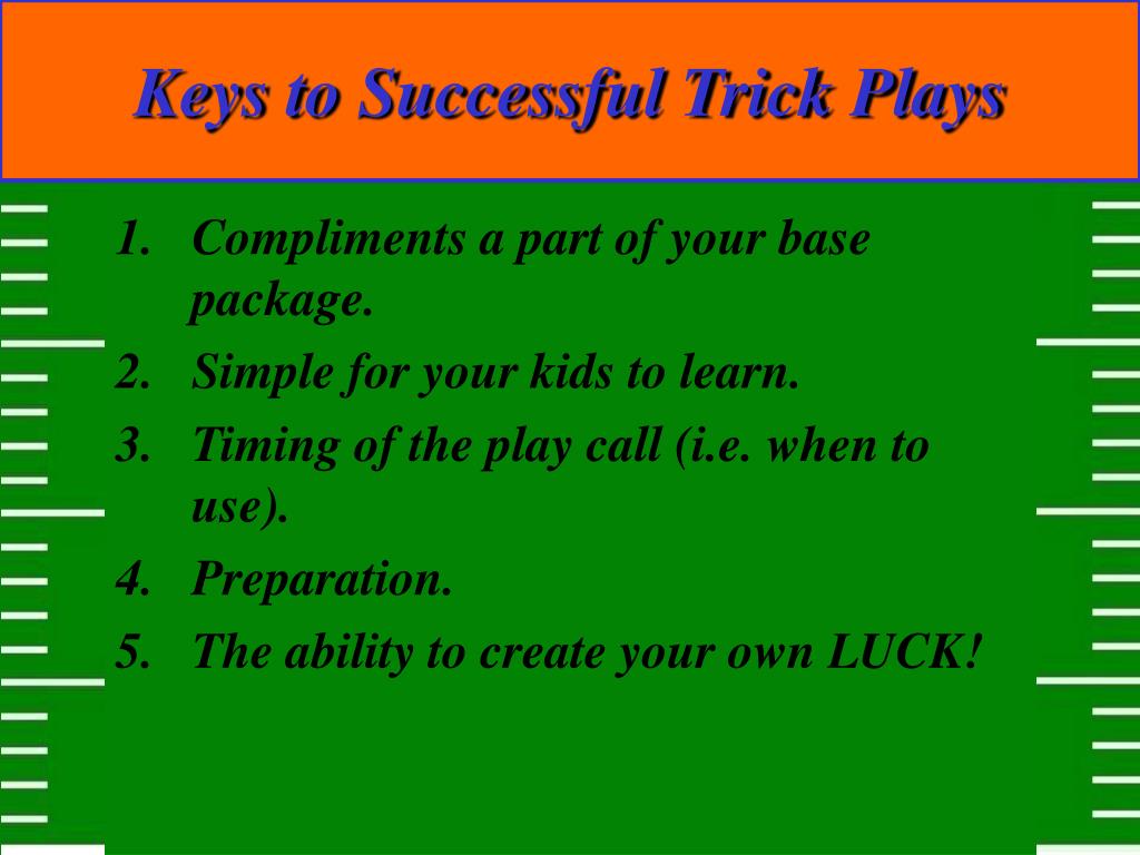PPT - Mastering Trick Plays: Elevate Your Spread Offense Strategy ...