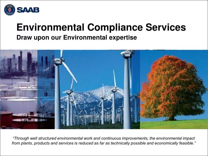 PPT - Environmental Compliance Services PowerPoint Presentation, free ...