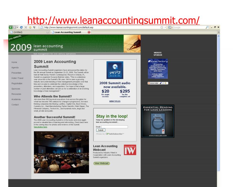 PPT - Lean Accounting & Theory of Constraints PowerPoint Presentation ... PPT - Lean Accounting & Theory of Constraints PowerPoint Presentation ...
