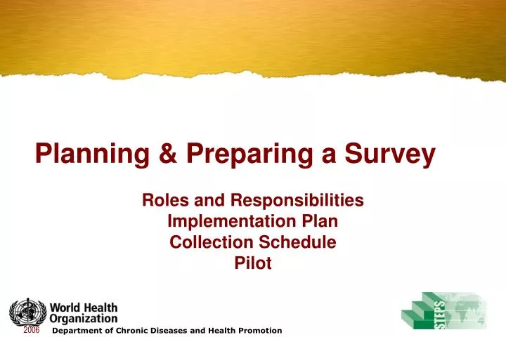 PPT - Planning & Preparing a Survey PowerPoint Presentation, free ...