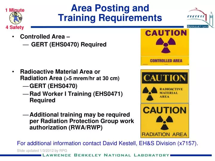 PPT - Area Posting and Training Requirements PowerPoint Presentation ...