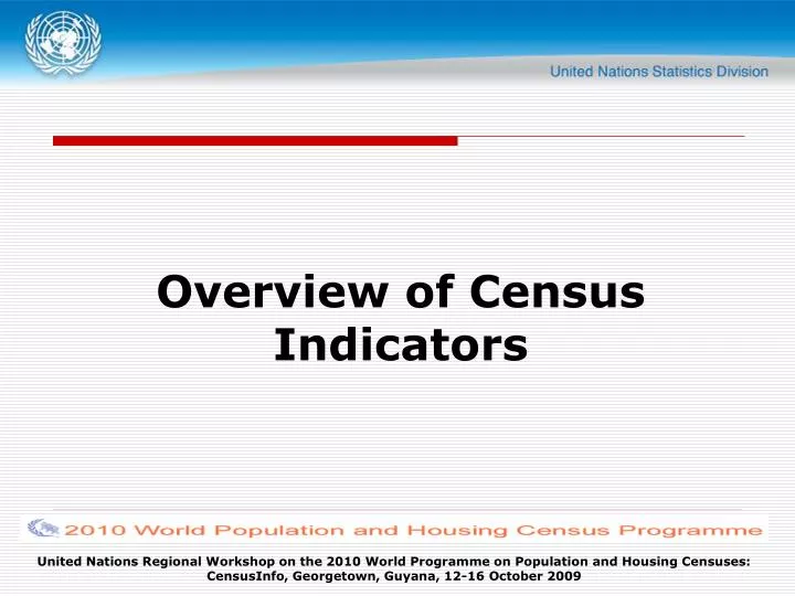 PPT - Overview of Census Indicators PowerPoint Presentation, free download - ID:953711