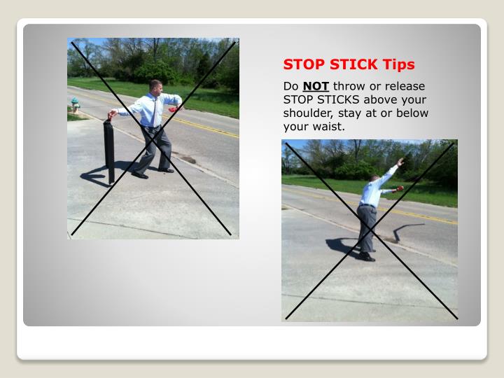 PPT - STOP STICK TRAINING PowerPoint Presentation - ID:954277