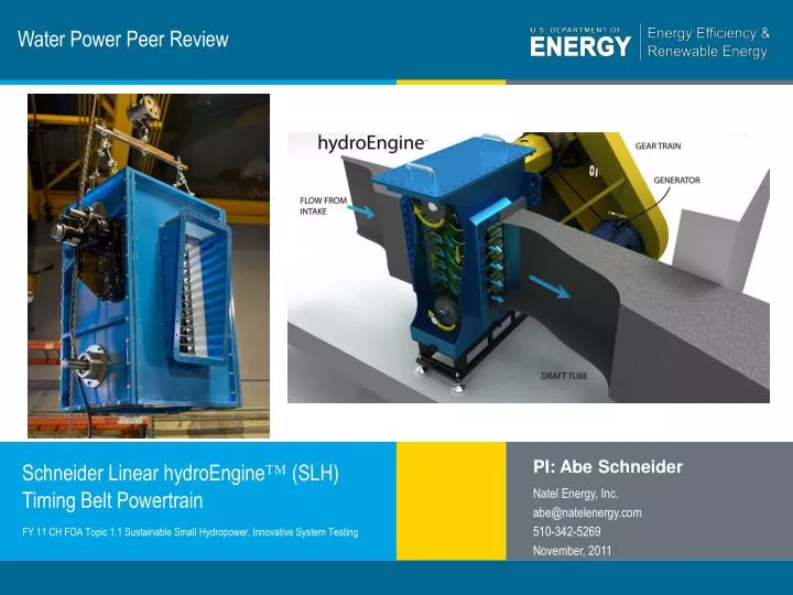PPT - Water Power Peer Review PowerPoint Presentation, free download ...