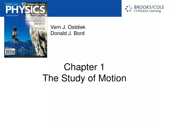 PPT - Chapter 1 The Study of Motion PowerPoint Presentation, free ...