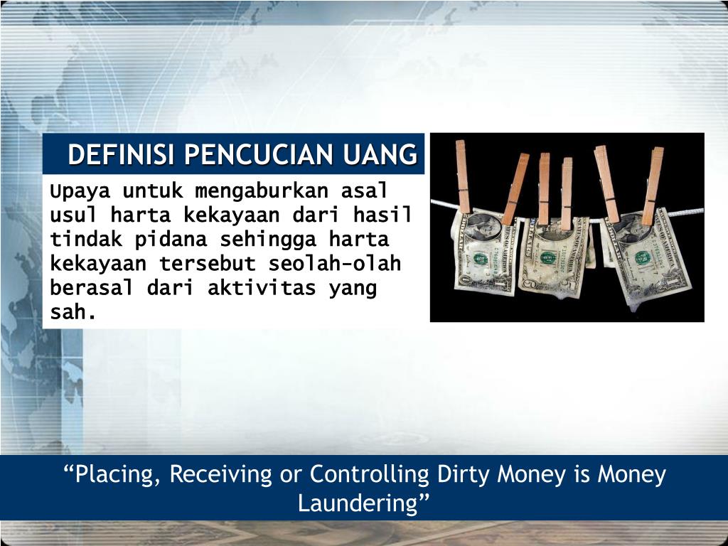 PPT - Rezim Anti Pencucian Uang Indonesia Berdasarkan UU No. 8 Tahun ...