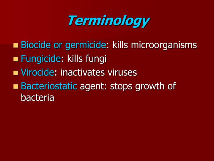 PPT - Disinfection by chemical agents PowerPoint Presentation - ID:9586