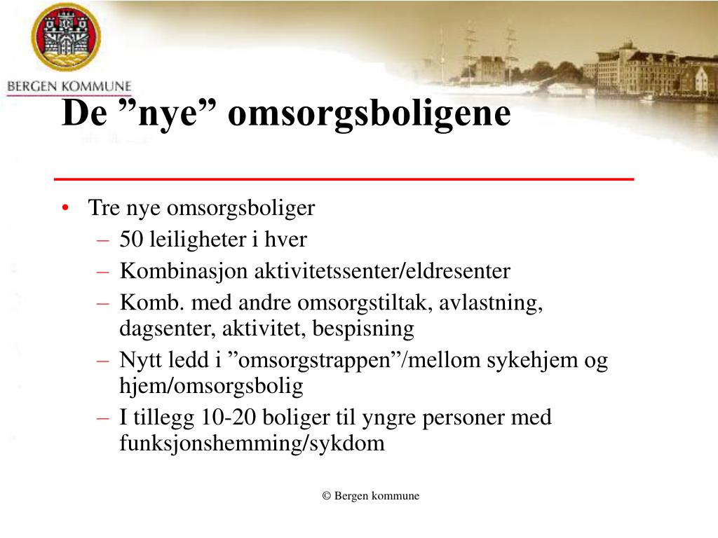 PPT - Plan for videreutvikling av pleie- og omsorgstjenestene ...