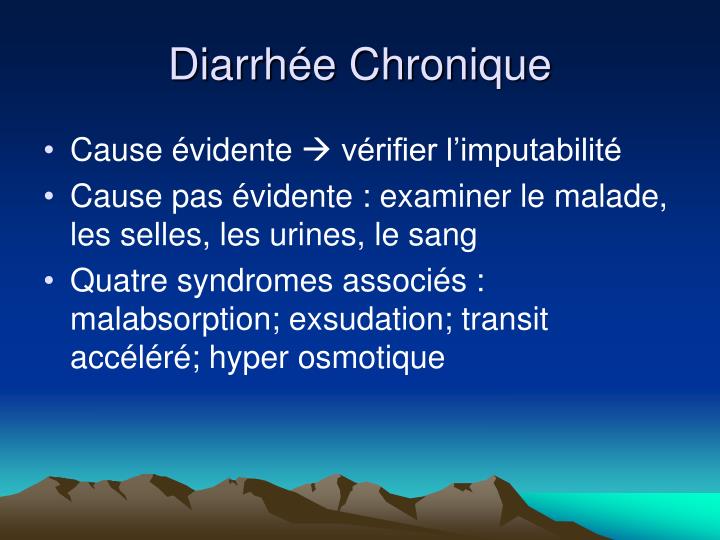 PPT - Diarrhées aiguës de l’adulte en France PowerPoint Presentation ...