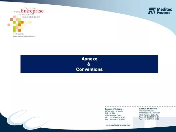 PPT - Annexe & Conventions PowerPoint Presentation, free download - ID ...
