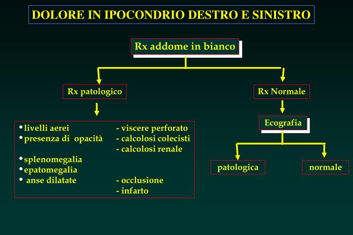 PPT - DOLORE IN IPOCONDRIO DESTRO E SINISTRO PowerPoint Presentation ...