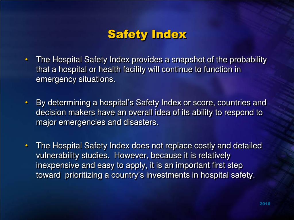 PPT - Safe Hospitals Programs Dr. Ciro Ugarte Emergency Preparedness ...
