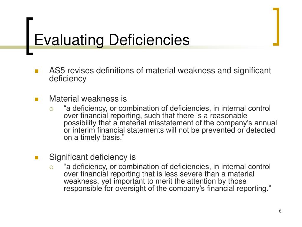 PPT - Overview of PCAOB Auditing Standard No. 5 PowerPoint Presentation ... PPT - Overview of PCAOB Auditing Standard No. 5 PowerPoint Presentation ...