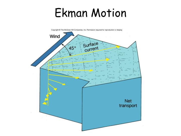 PPT - Ocean Circulation II Ekman transport & Geostrophic currents ...