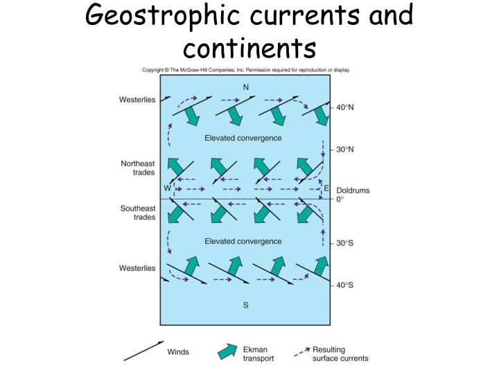 PPT - Ocean Circulation II Ekman transport & Geostrophic currents ...
