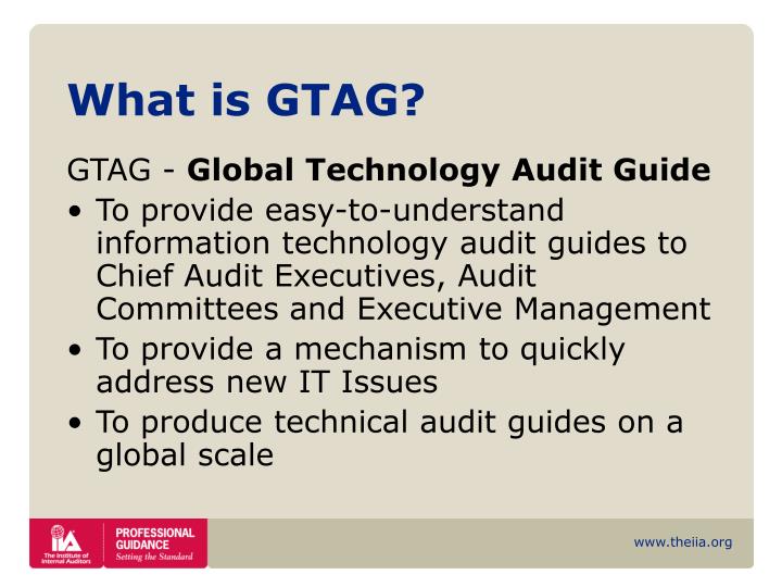 PPT - Global Technology Audit Guide PowerPoint Presentation - ID:965634