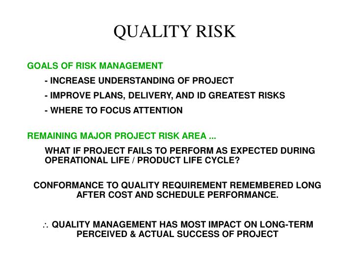 PPT - Project Risk Management PowerPoint Presentation - ID:965729