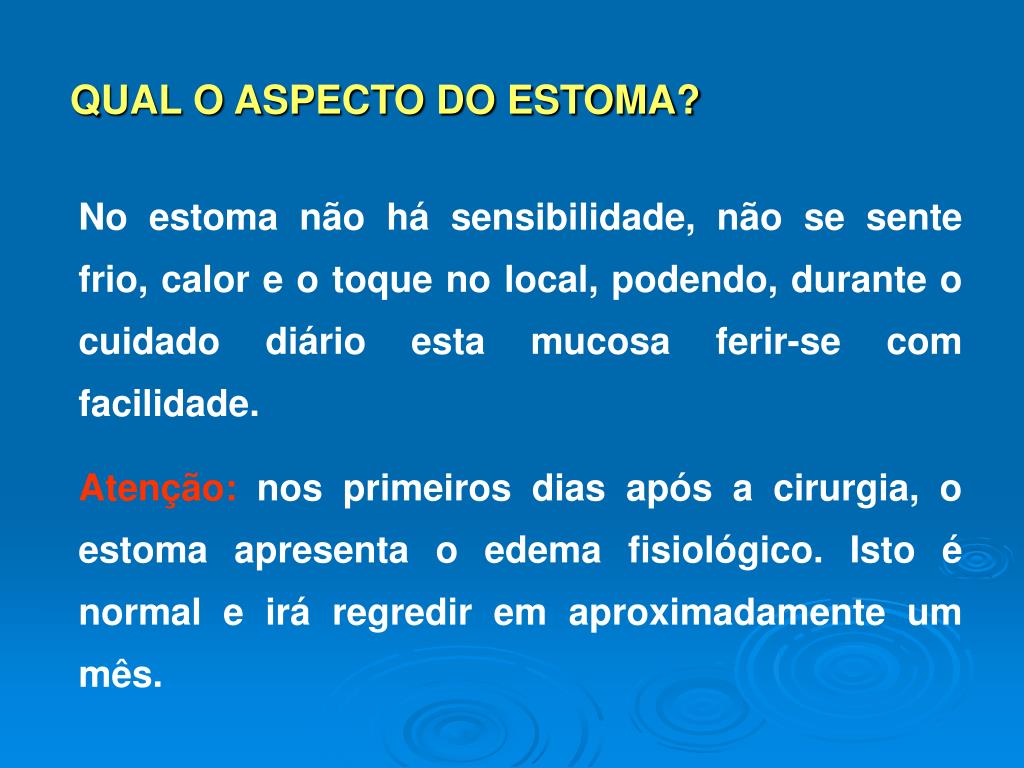 PPT - ESTOMIAS: APRENDER PARA MELHORAR O CUIDAR INTERVENÇÃO EDUCATIVA ...