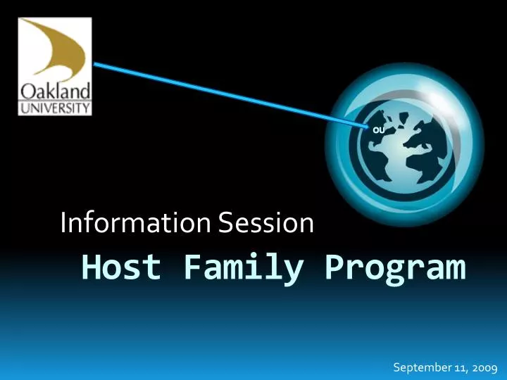 PPT - Host Family Program PowerPoint Presentation, free download - ID ...
