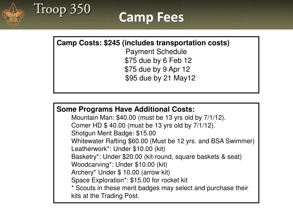 PPT - Camp Comer Mentone, AL 1-7 July 2012 PowerPoint Presentation ...