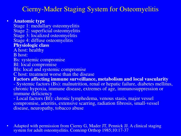 PPT - Osteomyelitis PowerPoint Presentation - ID:969412