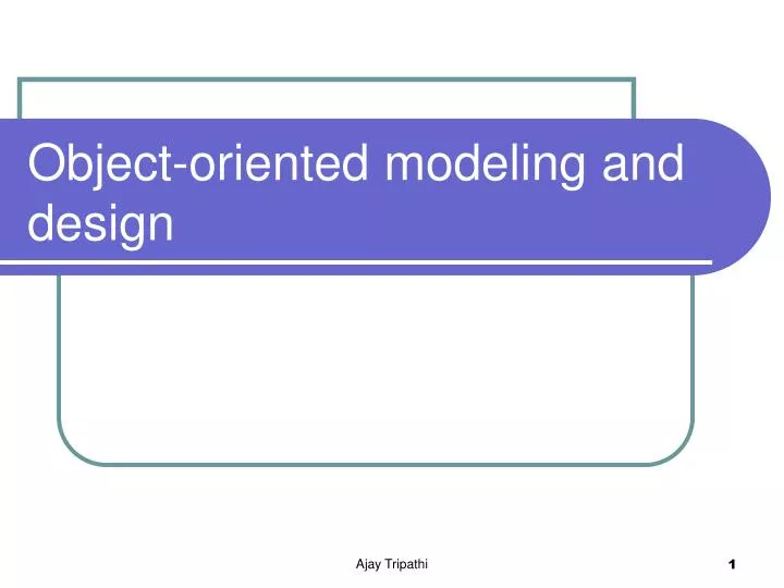 PPT - Object-oriented modeling and design PowerPoint Presentation, free ... PPT - Object-oriented modeling and design PowerPoint Presentation, free ...