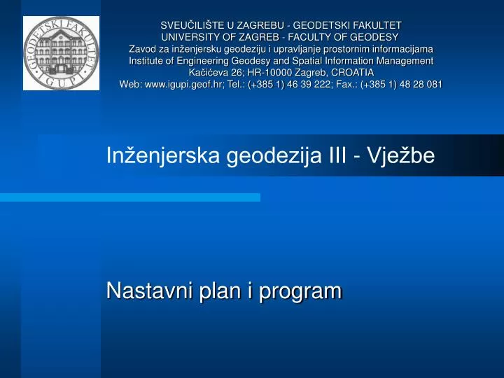 PPT - Nastavni plan i program PowerPoint Presentation, free download ...