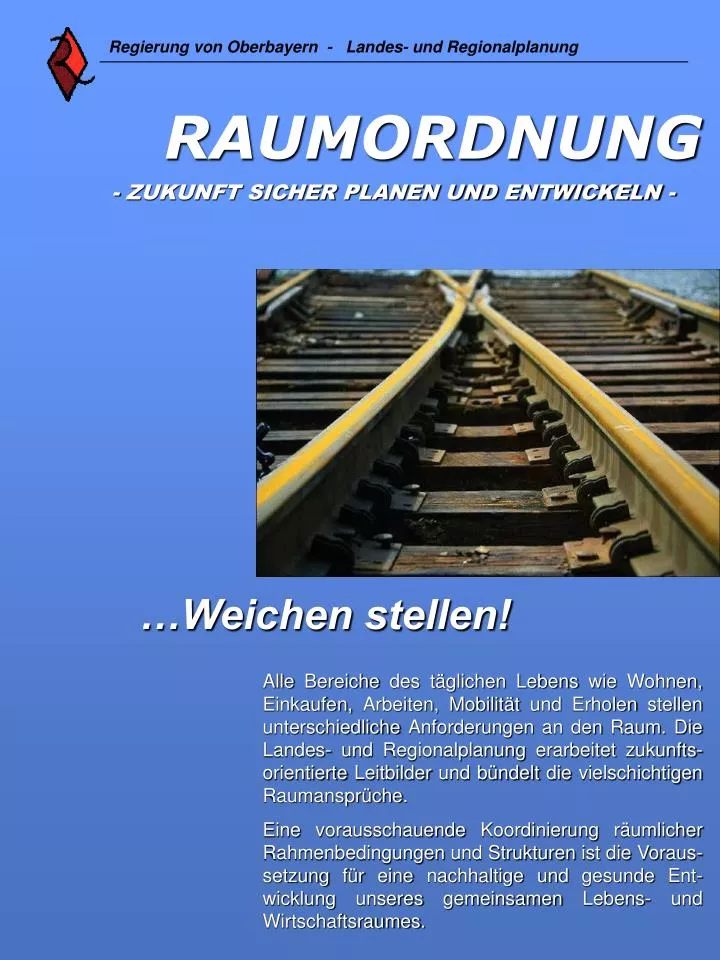 PPT - …Weichen stellen! PowerPoint Presentation, free download - ID:971082