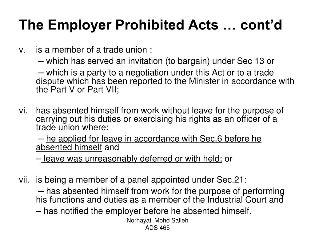PPT - TOPIC 4 RIGHTS AND RESPONSIBILITIES OF EMPLOYERS, EMPLOYEES AND ...