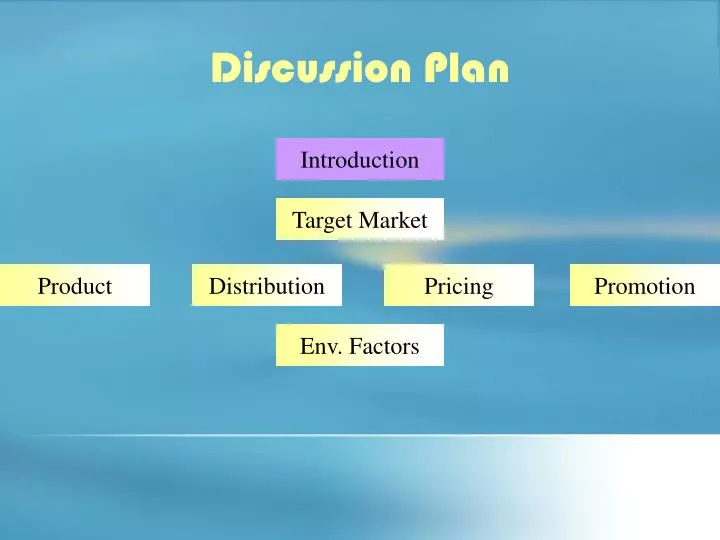 PPT - Discussion Plan PowerPoint Presentation, free download - ID:972437