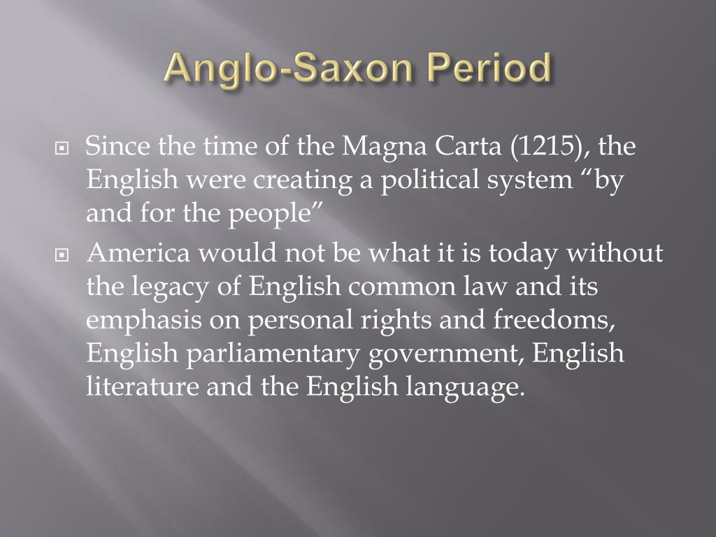 PPT - The anglo-saxon era 449-1066 PowerPoint Presentation, free ...