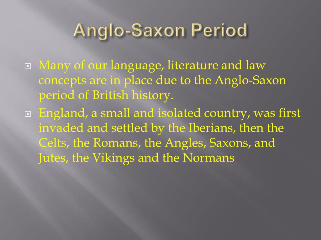 PPT - The anglo-saxon era 449-1066 PowerPoint Presentation, free ...