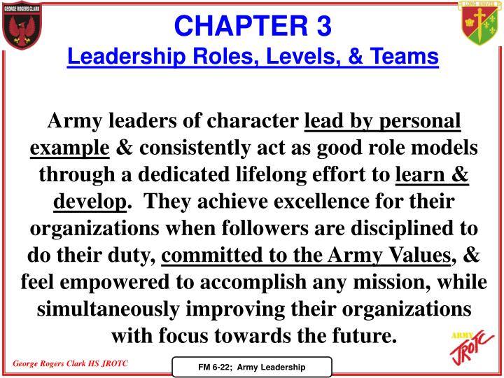 PPT - ARMY LEADERSHIP ‘Competent, Confident, & Agile” FM 6-22 (22-100 ...