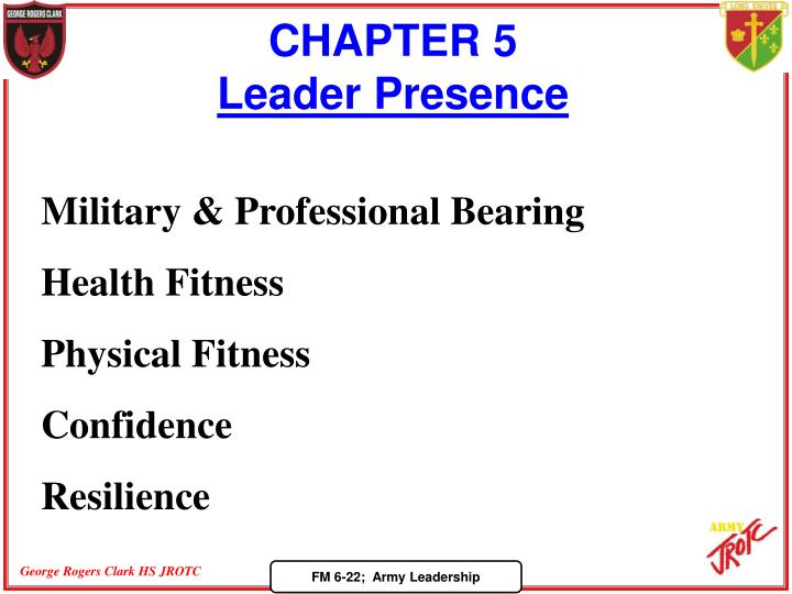 PPT - ARMY LEADERSHIP ‘Competent, Confident, & Agile” FM 6-22 (22-100 ...
