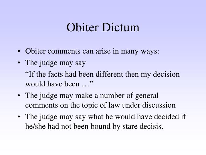 PPT - Judicial Precedent PowerPoint Presentation - ID:973671