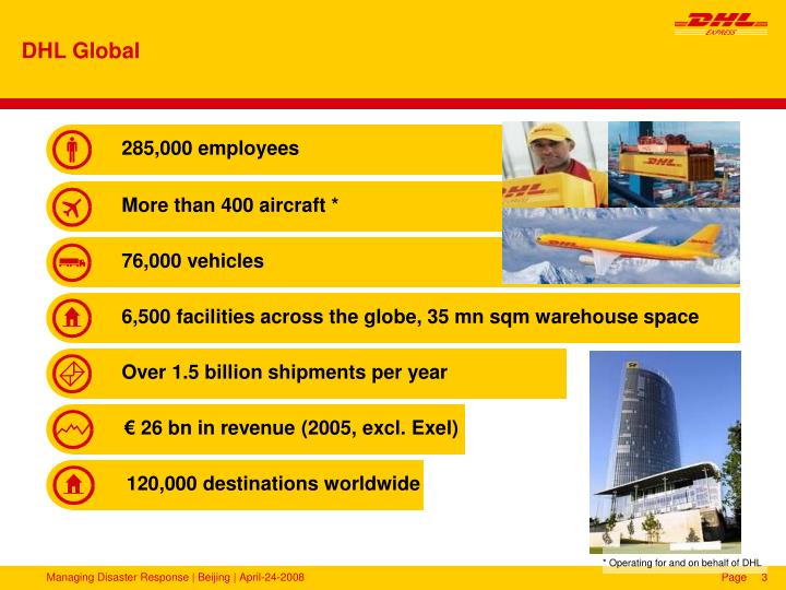 PPT - MANAGING DISASTER RESPONSE, THE DHL EXPERIENCE PowerPoint ...
