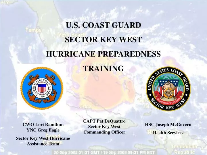 PPT - U.S. COAST GUARD SECTOR KEY WEST HURRICANE PREPAREDNESS TRAINING ...