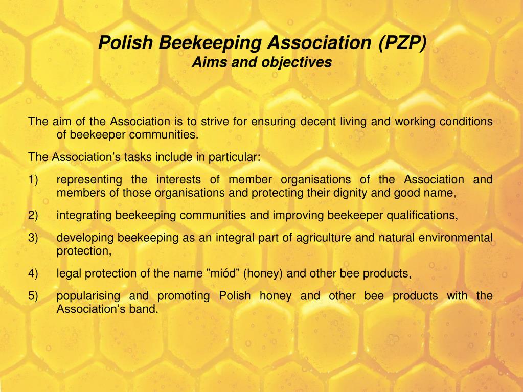 PPT - Polski Związek Pszczelarski Polish Beekeeping Association ...