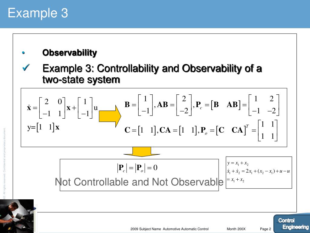 PPT - Controllability and Observability Of State Space PowerPoint ... PPT - Controllability and Observability Of State Space PowerPoint ...