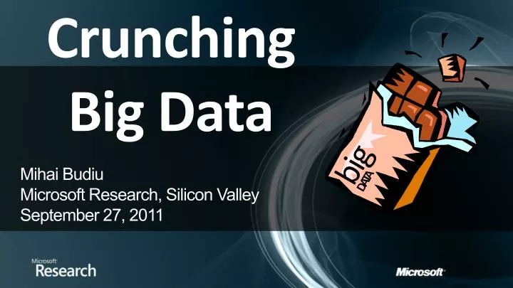 PPT - Crunching Big Data PowerPoint Presentation, free download - ID:976564