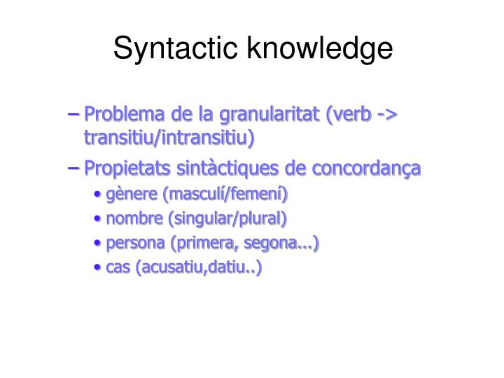 PPT - Artificial Intelligence The different levels of language analysis ...